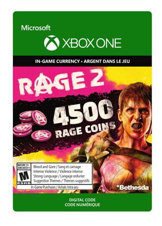 Click here for Bethesda Xbox One Rage 2: 4 500 Coins [Download] prices