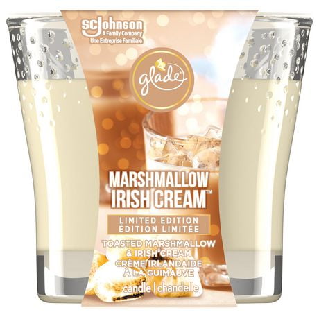 Glade® Scented Candle Air Freshener, Marshmallow Irish Cream, 1-Wick ...