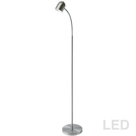 Click here for Dainolite 123Ledf-Sc Satin Chrome Floor Lamp Satin... prices