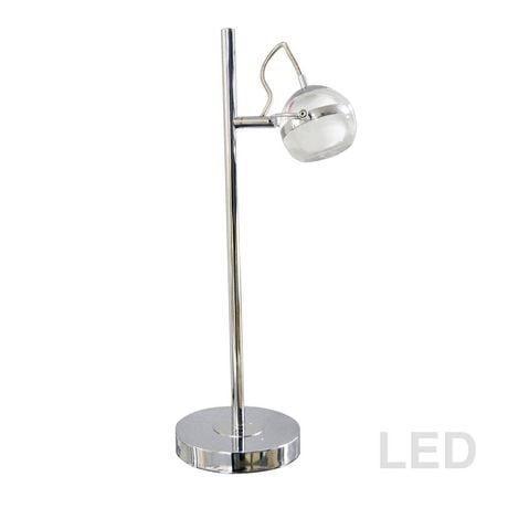 Click here for Dainolite 721Ledt-Pc Polished Chrome Table Lamp Po... prices