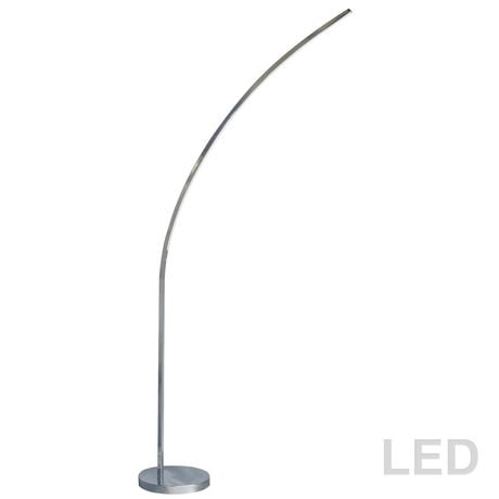 Click here for Dainolite 412Ledf-Pc Polished Chrome Floor Lamp Po... prices