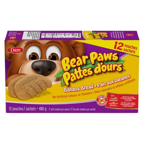 Bear Paws Banana Bread Family Pack, Dare | Walmart Canada