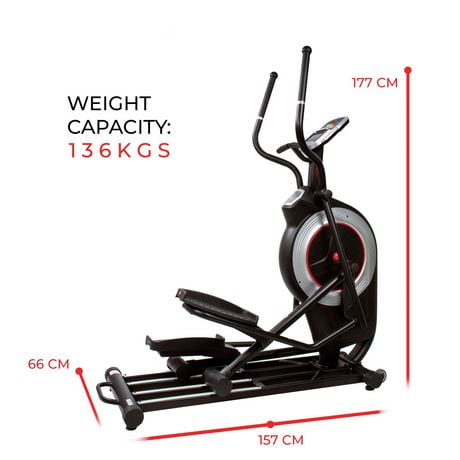 Sunny Health & Fitness Motorized Elliptical Trainer Elliptical Machine ...