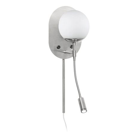 Click here for Dainolite Dled112-W-Sc Satin Chrome Wall Sconce Sa... prices