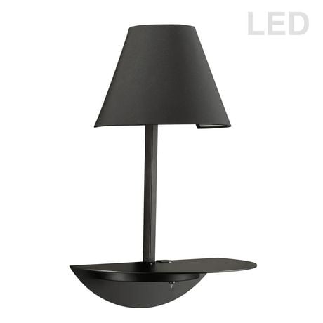 Click here for Dainolite Dled504-Bk Black Wall Lamp Black prices