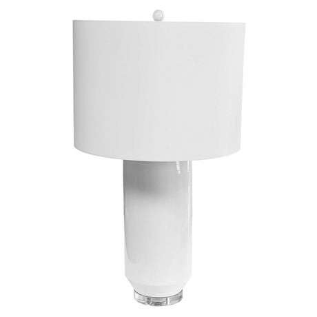 Click here for Dainolite Gol-301T-Wh Gloss White Table Lamp Gloss... prices