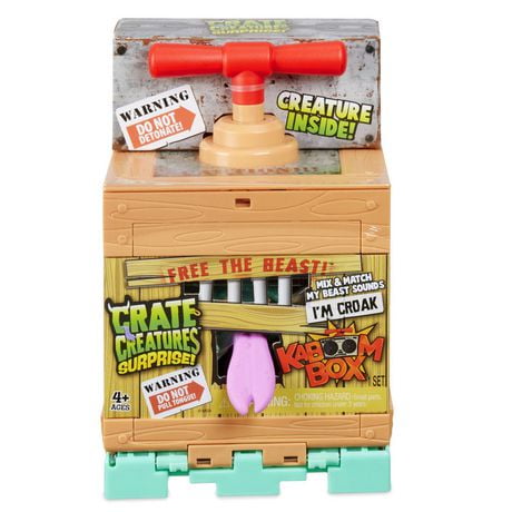 Crate Creatures Surprise KaBOOM Box – Croak Mix n Match Figure ...