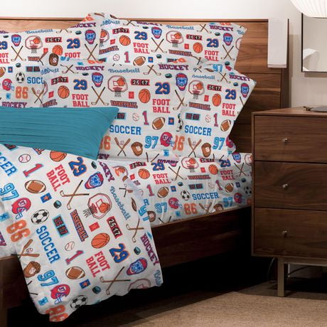 Click here for Safdie & Co. Sheet Set Juvenile Printed 4Pc D Spor... prices