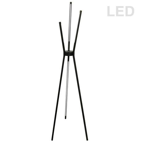 Click here for Dainolite Cer-3Ledf-Bk Black Floor Lamp Black prices