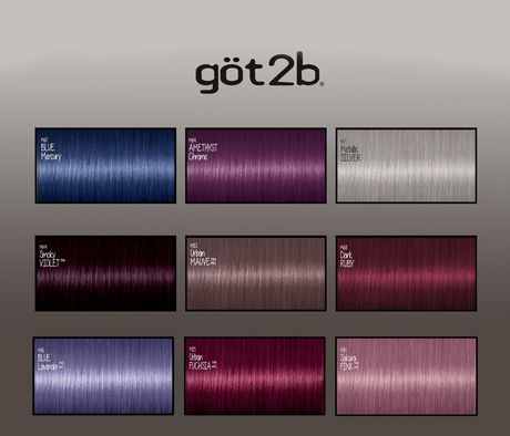 Schwarzkopf Got2b Metallics Permanent Hair Color, M86 Blue Lavender ...