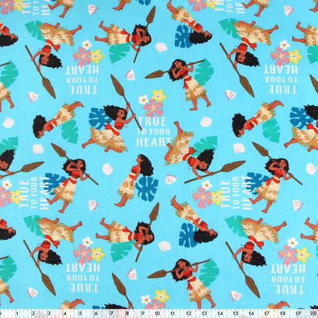 Click here for Fabric Creations Sea Blue With Disney Moala Cotton... prices