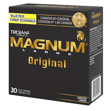 Trojan Magnum Original Premium Lubricated Value Pack Condoms | Walmart ...
