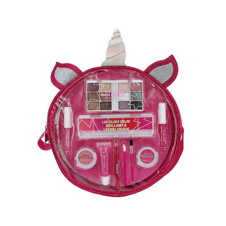 14.97 TWEEN COSMETIC SET_ unicorn bag, 26pcs cosmetic set with unicorn ...