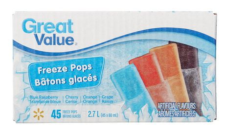 Great Value Freeze Pops | Walmart Canada