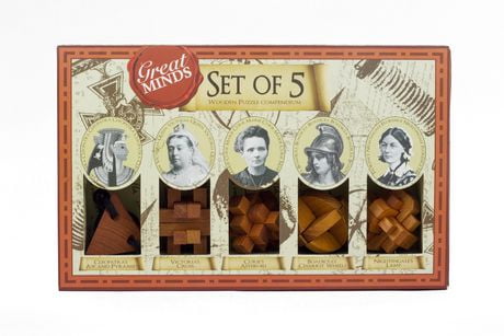 Click here for Professor Puzzle Set Of 5 Female Wooden Puzzle Com... prices