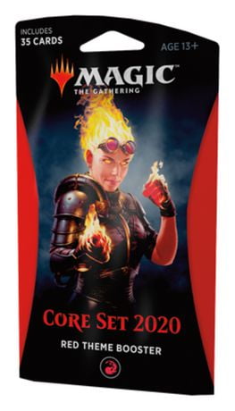 Magic: The Gathering Core Set 2020 Themed Booster Pack- 2 Pack- Red ...