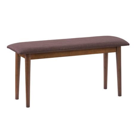 Click here for Corliving Branson Two Toned Dining Bench Warm Waln... prices