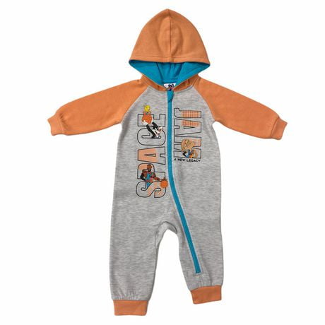 Click here for Space Jam Infant Boys Long Sleeve Romper Grey 0-3... prices