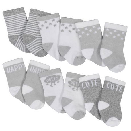 Click here for Gerber Childrens Wear Gerber Baby 6-Pair Wiggle Pr... prices