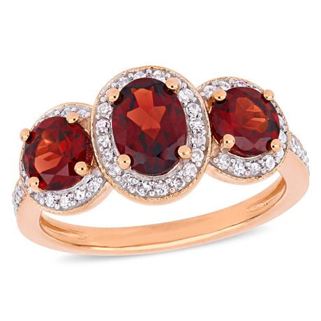 Click here for Tangelo 2-1/6 Carat T. G.W. Garnet And 1/3 Carat T... prices