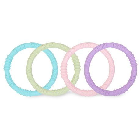 Click here for Bumkins - Silicone Teething Rings  Sensory  Gum So... prices