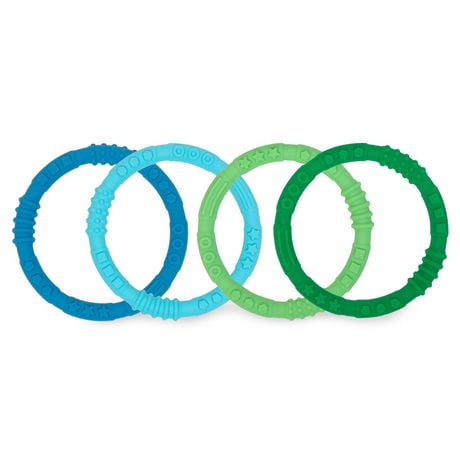 Click here for Bumkins - Silicone Teething Rings  Sensory  Gum So... prices