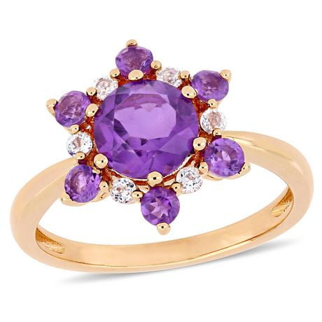 Click here for Tangelo 1-4/5 Carat T. G.W. Amethyst And White Top... prices