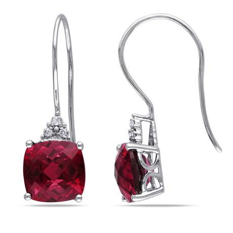 Click here for Tangelo 5-5/8 Carat T. G.W. Cushion-Cut Created Ru... prices