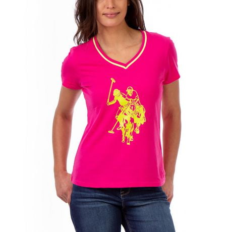 USPA Women's V-Neck Logo Tee | Walmart Canada