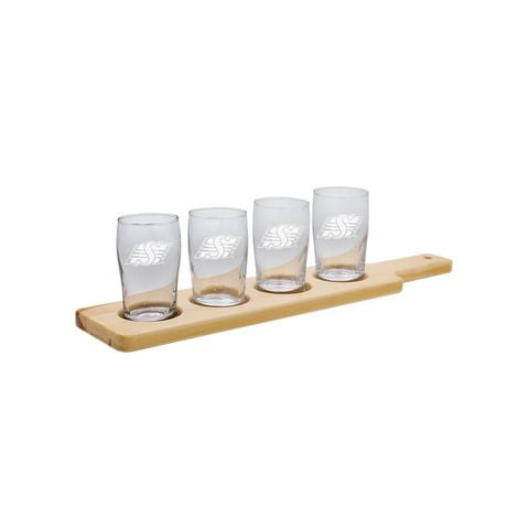 Click here for Cfl The Sports Vault 4Pk 6Oz Beer Sampler Set Sask... prices