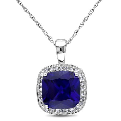 Click here for Tangelo 3-4/5 Carat T. G.W. Created Blue Sapphire... prices