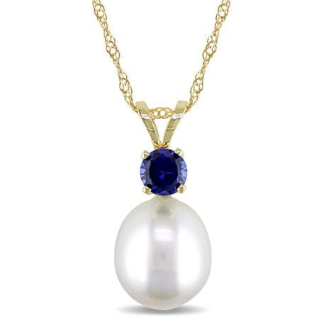 Click here for Tangelo 8-8.5Mm Cultured Freshwater Pearl And 1/3... prices