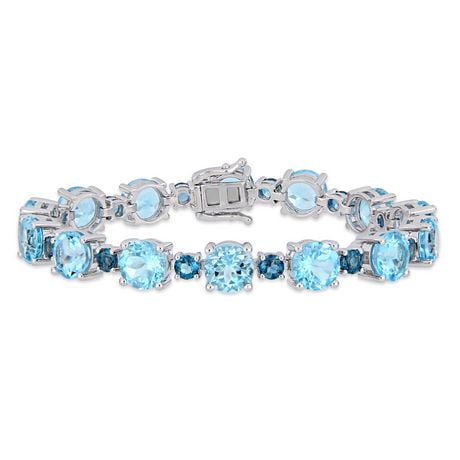 Click here for Tangelo 37-1/10 Carat T. G.W. Blue Topaz Sterling... prices