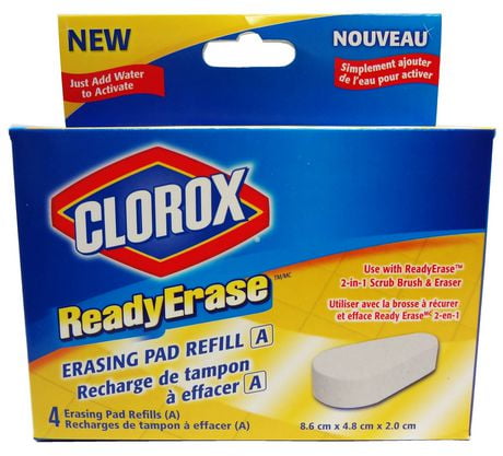 Clorox Ready Erase 2-in-1 Scrub Brush & Eraser Refill | Walmart Canada
