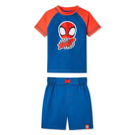 Spiderman Toddler Boys' Rashguard 2-Piece Set - Walmart.ca