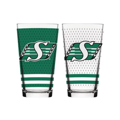 Click here for Cfl The Sports Vault 2Pk Mixing Glass Set Saskatch... prices