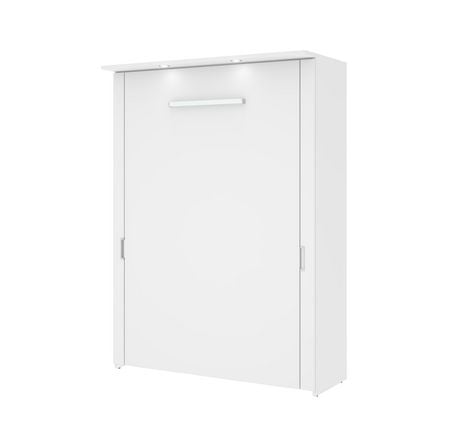Click here for Bestar Lumina 59W Full Murphy Bed In White White D... prices