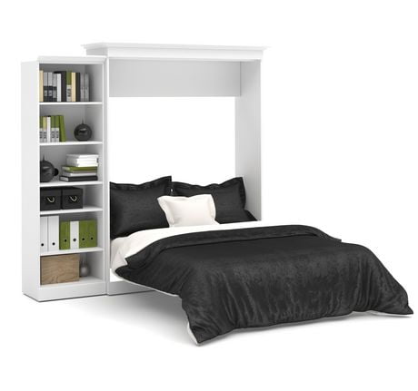 Click here for Bestar Versatile 93W Queen Murphy Bed With Shelvin... prices