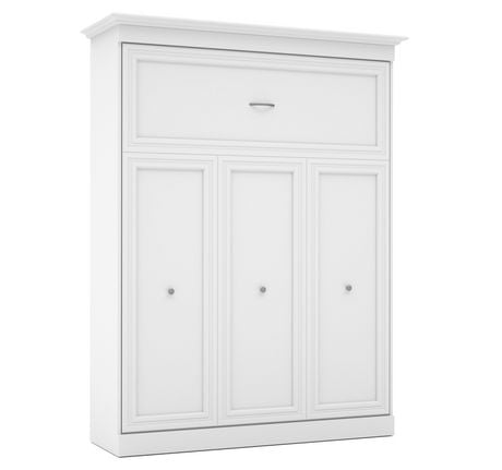 Click here for Bestar Versatile 70W Queen Murphy Bed In White Whi... prices