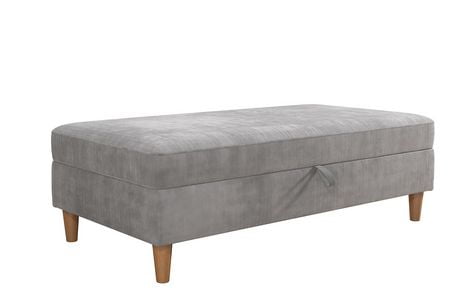 Click here for Dhp Hartford Storage Ottoman Gray prices