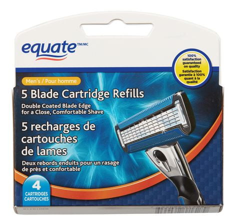 Equate 5 Blade Razor Refills for Men | Walmart Canada