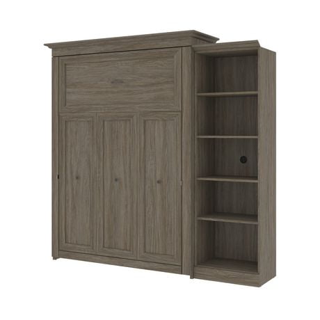 Click here for Bestar Versatile 92W Queen Murphy Bed With Shelvin... prices