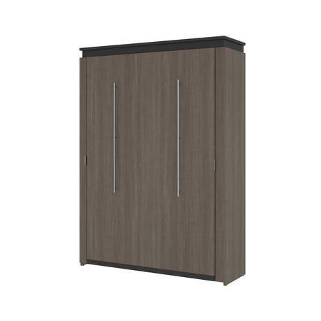 Click here for Bestar Orion 65W Queen Murphy Bed In Bark Gray & G... prices