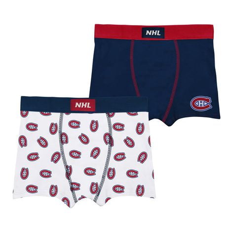 Click here for 2 Boys Boxer Briefs Nhl Red L prices