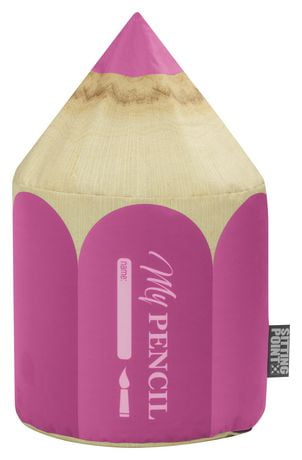 Click here for Sitting Point Dotcom Pencil Bean Bag Ottoman Pink prices