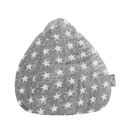 Click here for Sitting Point Fluffy Stars Xl Bean Bag Chair Grey prices