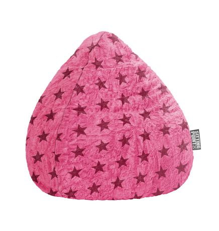 Click here for Sitting Point Fluffy Stars Xl Bean Bag Chair Pink prices