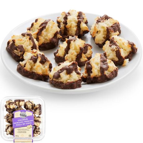 two-bite® Chocolate-Drizzled Coconut Macaroons with Chocolatey Base ...