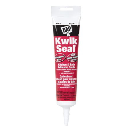 DAP Kwik Seal Tub & Tile White Adhesive Caulk - Walmart.ca