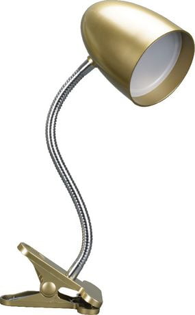 Click here for Mainstays Mainstrays Led Clip Light Desk Lamp Gold... prices